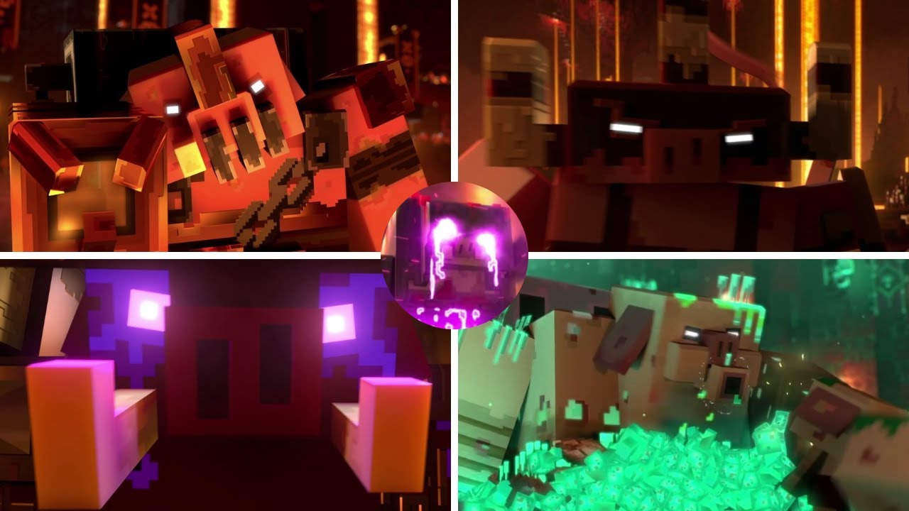 Minecraft Legends - All Boss Fight+CutScene+Ending [MULTIPLAYER] - YouTube