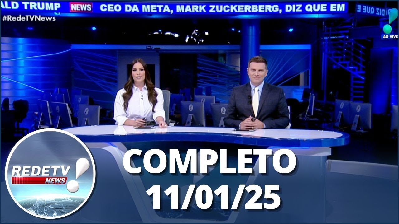 RedeTV News (11/01/25) | Completo - YouTube