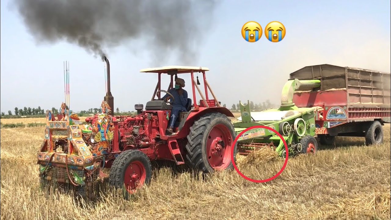 Real PTO Power of Belarus Tractor 510 | Wheat Straw Chopper | Punjab ...
