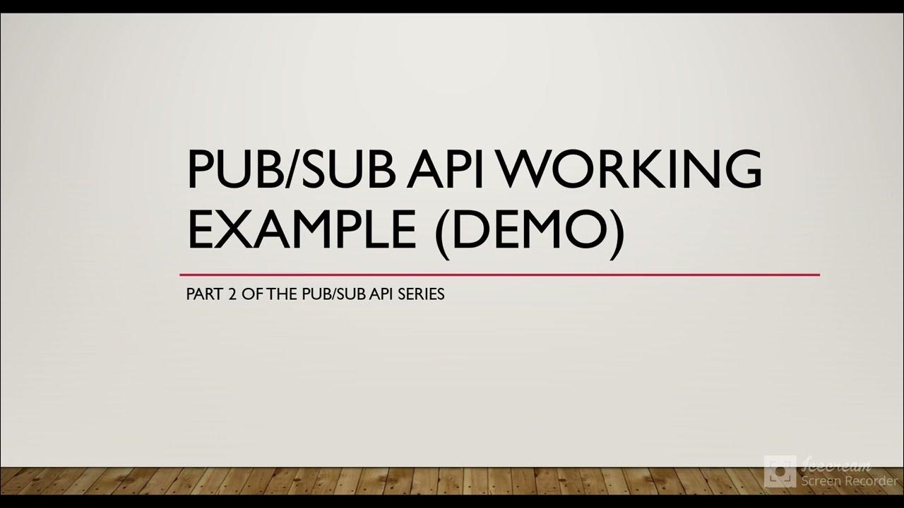 Pub/Sub API (gRPC based) in Salesforce | Part 2 of 2 (Working Demo using Python Client) - YouTube
