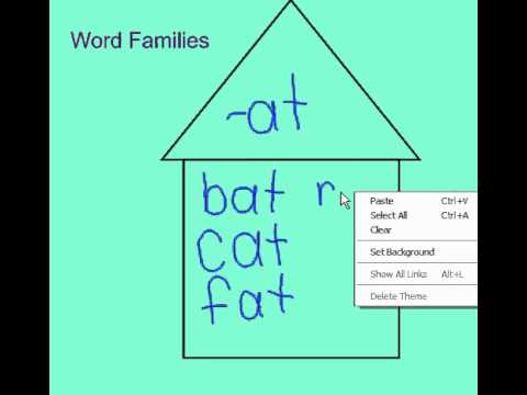Kindergarten Literacy -Word Families Lesson.wmv - YouTube
