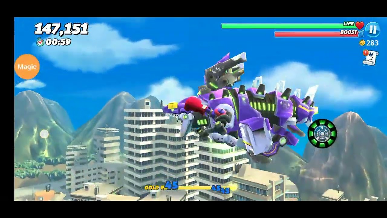 Main geme hiu ada godzilla cuy hungry shark - YouTube