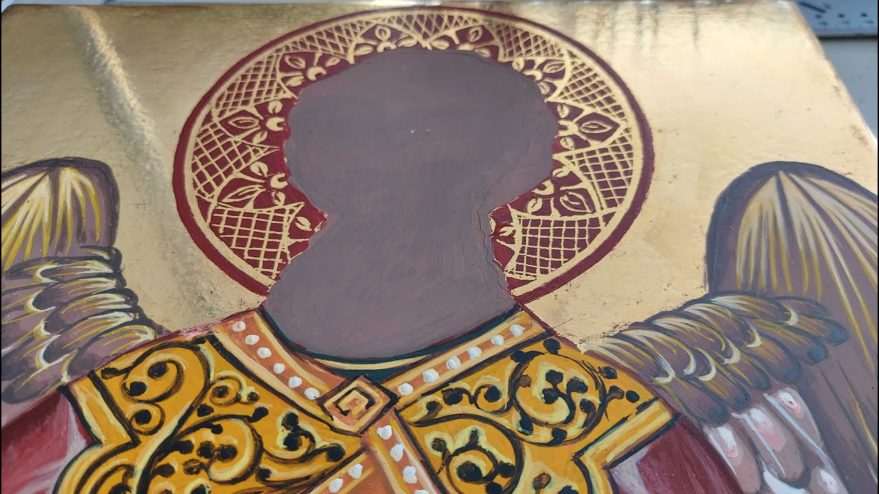 Αγιογραφία - Διακοσμητική Χρυσοκονδυλιά/Sgraffito - YouTube