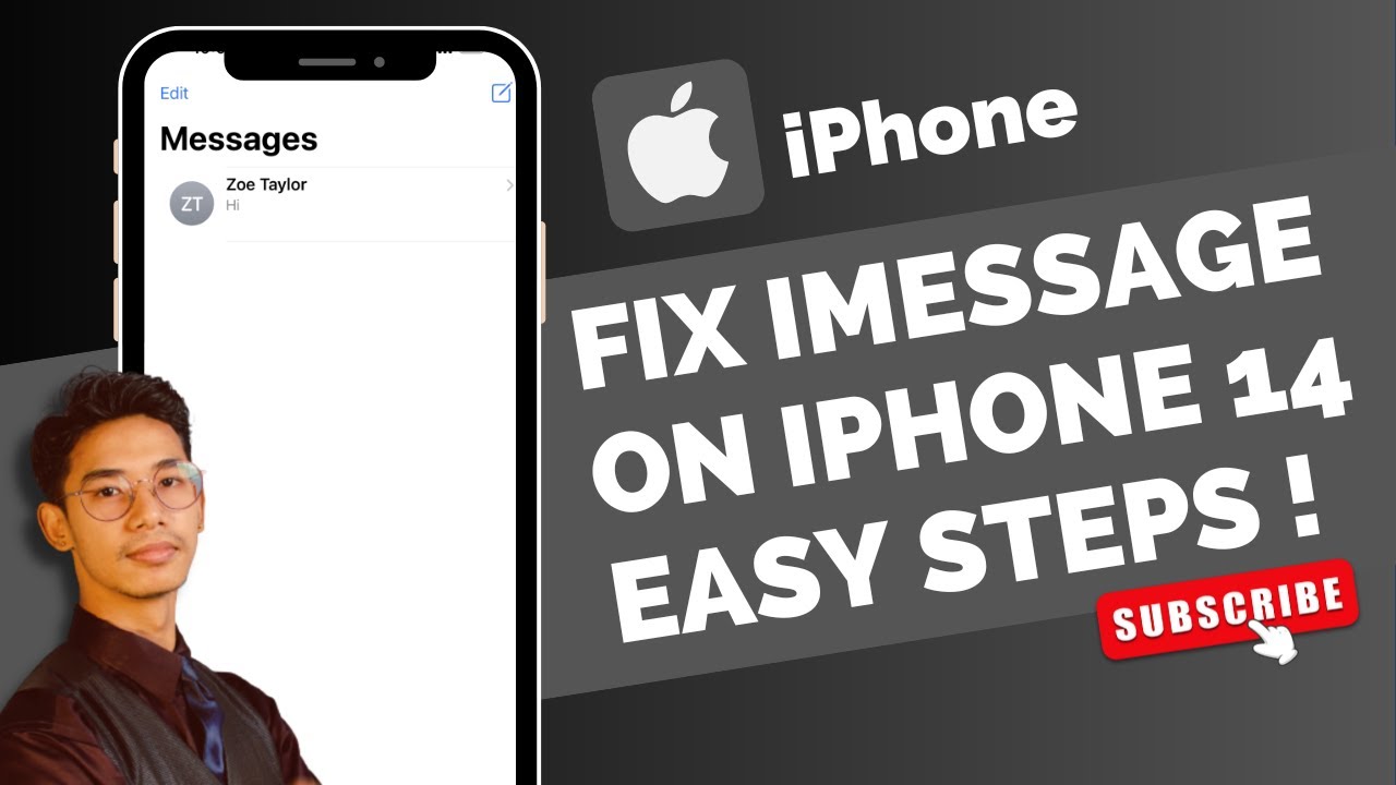 How to Fix iMessage on iPhone 14 - YouTube