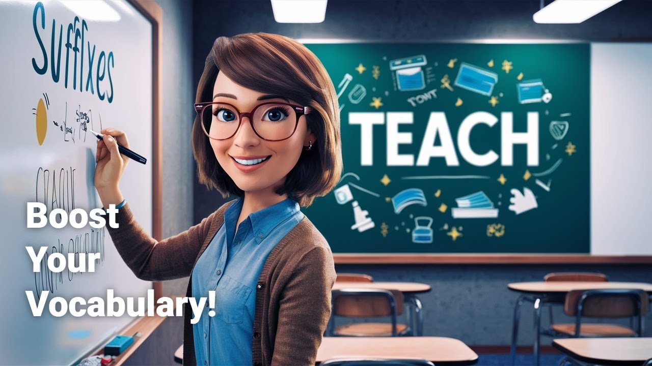 Learn the power of suffixes in English for better vocabulary! - YouTube