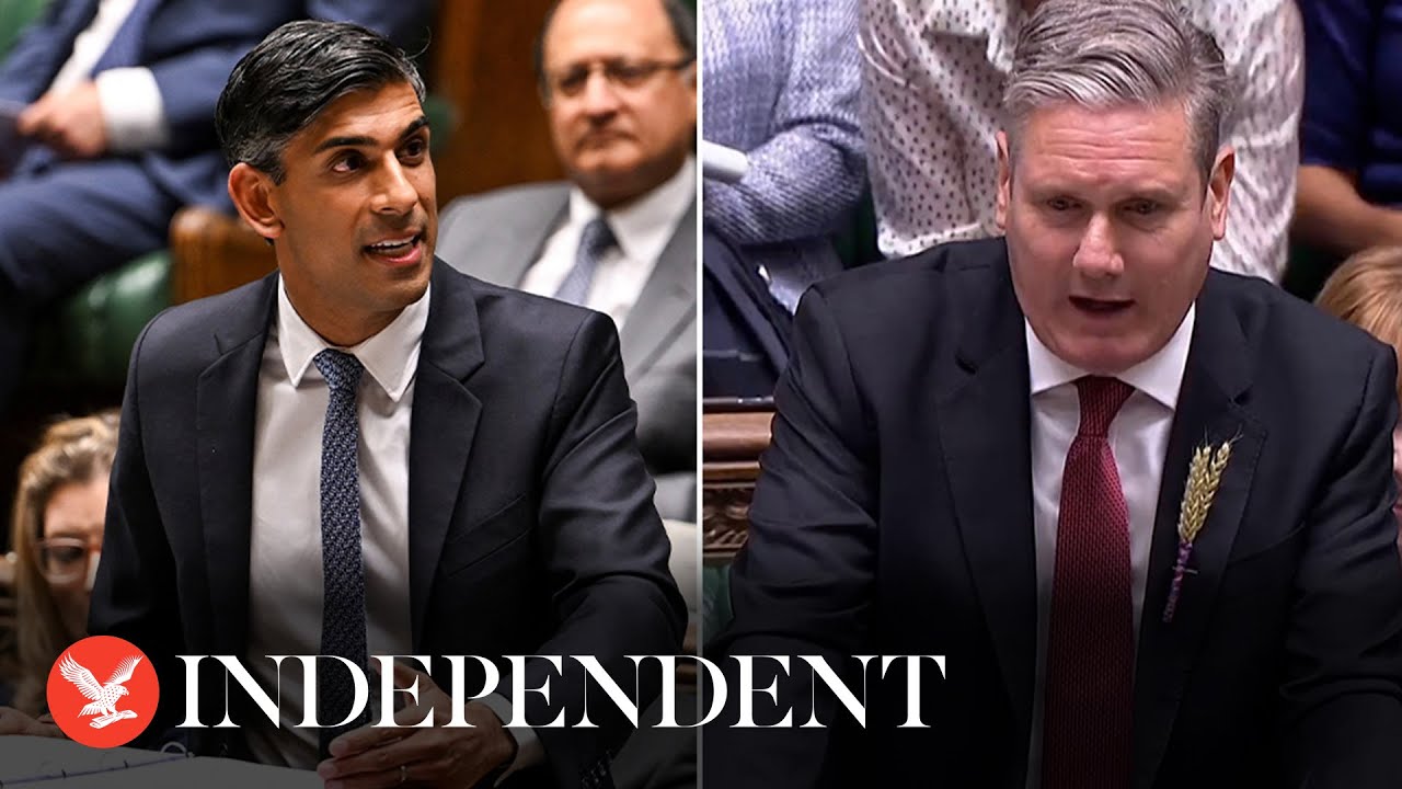 Keir Starmer labels Rishi Sunak ‘Inaction Man’ in heated debate - YouTube