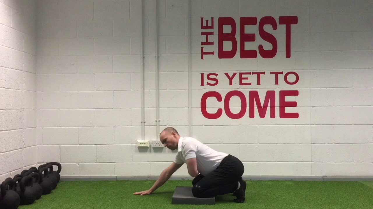 Quadruped T-Spine Rotation with Rib Grab - YouTube