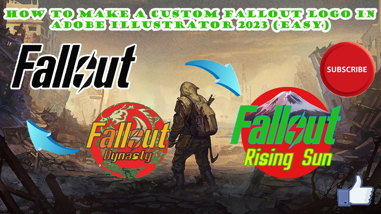 How to Create YOUR own FALLOUT logo in Adobe Illustrator 2023 (EASY ...