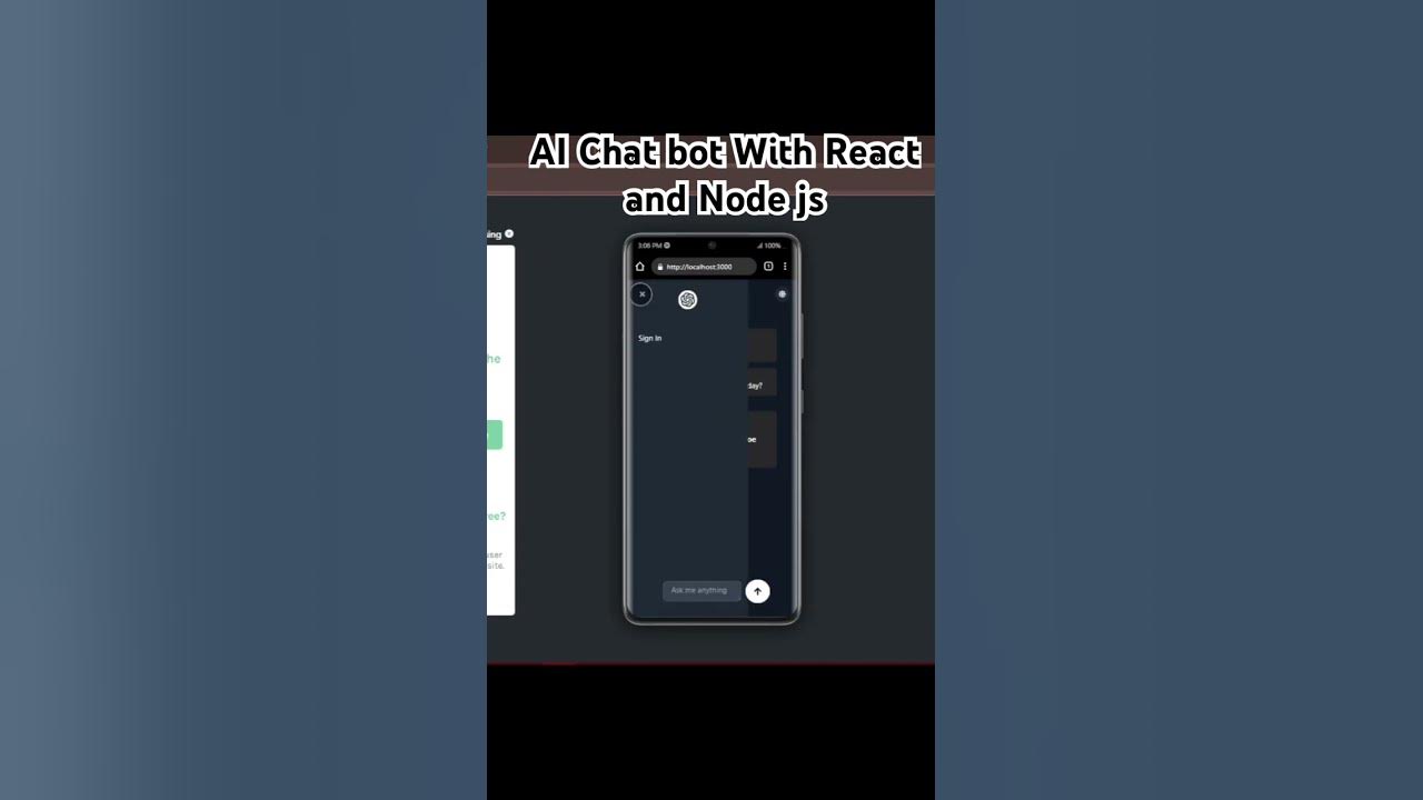 Ai Chatbot With React And Node Js Reactjs Nodejs Expressjs Ai Tailwindcss Express