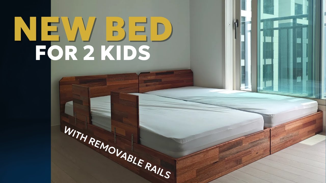 MAKE EASY BEDS FOR 2 KIDS WITH SIMPLE RAILS - YouTube