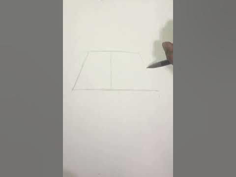 How to draw trapezoid |Easy tutorial #shorts - YouTube