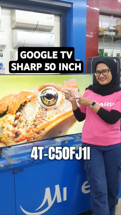 Google TV Sharp 50 Inch 4K UHD Frameless Design !! #tv #googletv #tvandroid #tvsharp - YouTube
