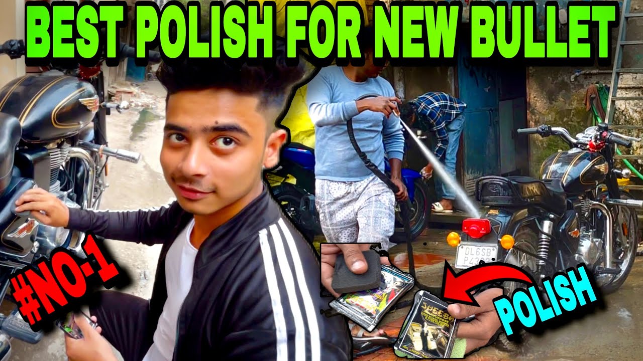 Best polish for new bullet🤔 || सब से अच्छी पोलिश🤯 || battalion black ...