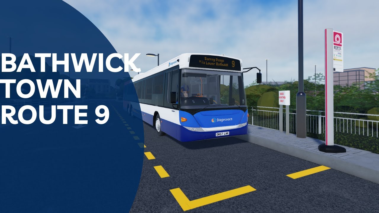 Roblox|Bathwick Town| Route 9|NEW TRIAXLE Scania - YouTube