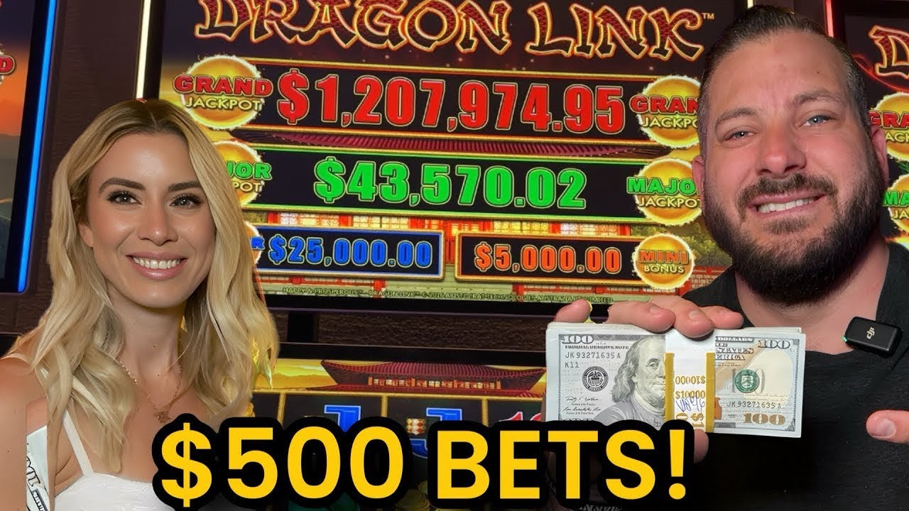 $500 BETS ON THE MILLION DOLLAR DRAGON LINK! - YouTube