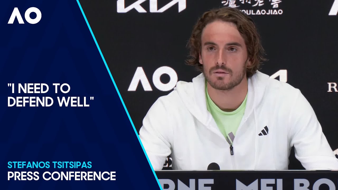 Stefanos Tsitsipas Press Conference | Australian Open 2024 Third Round ...