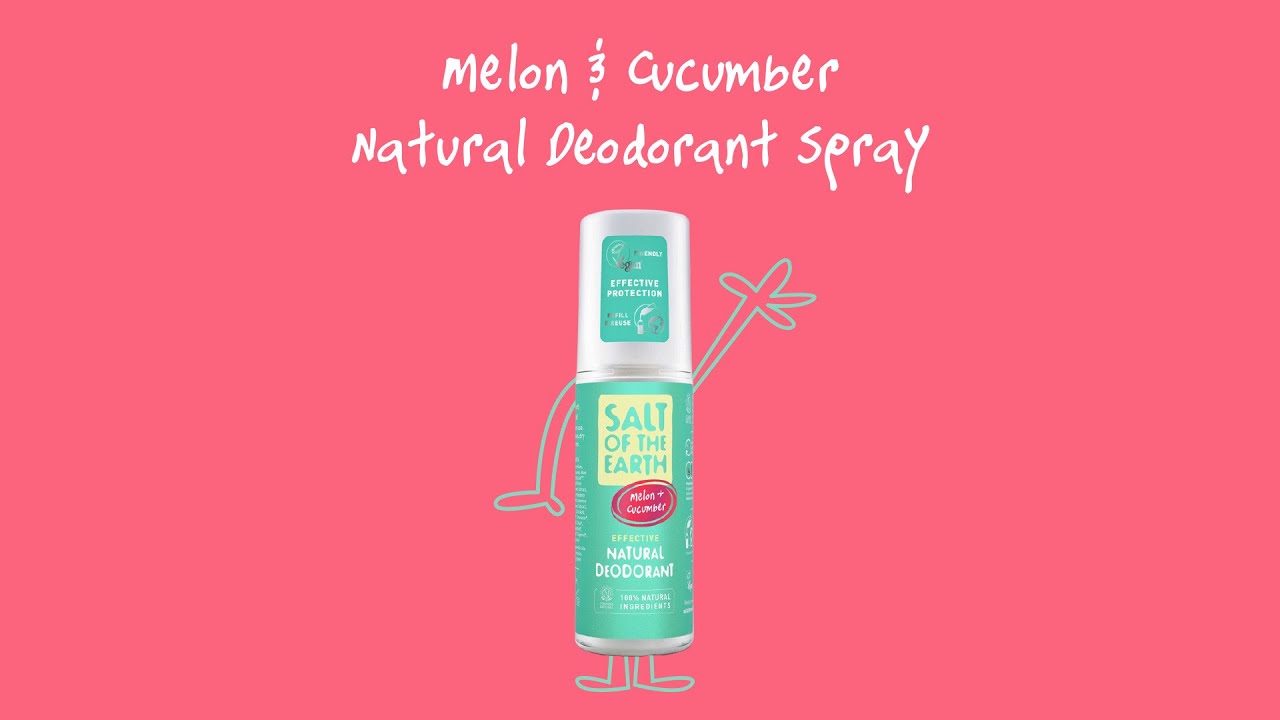 Natural Deodorant Spray | Melon & Cucumber | Salt of the Earth - YouTube