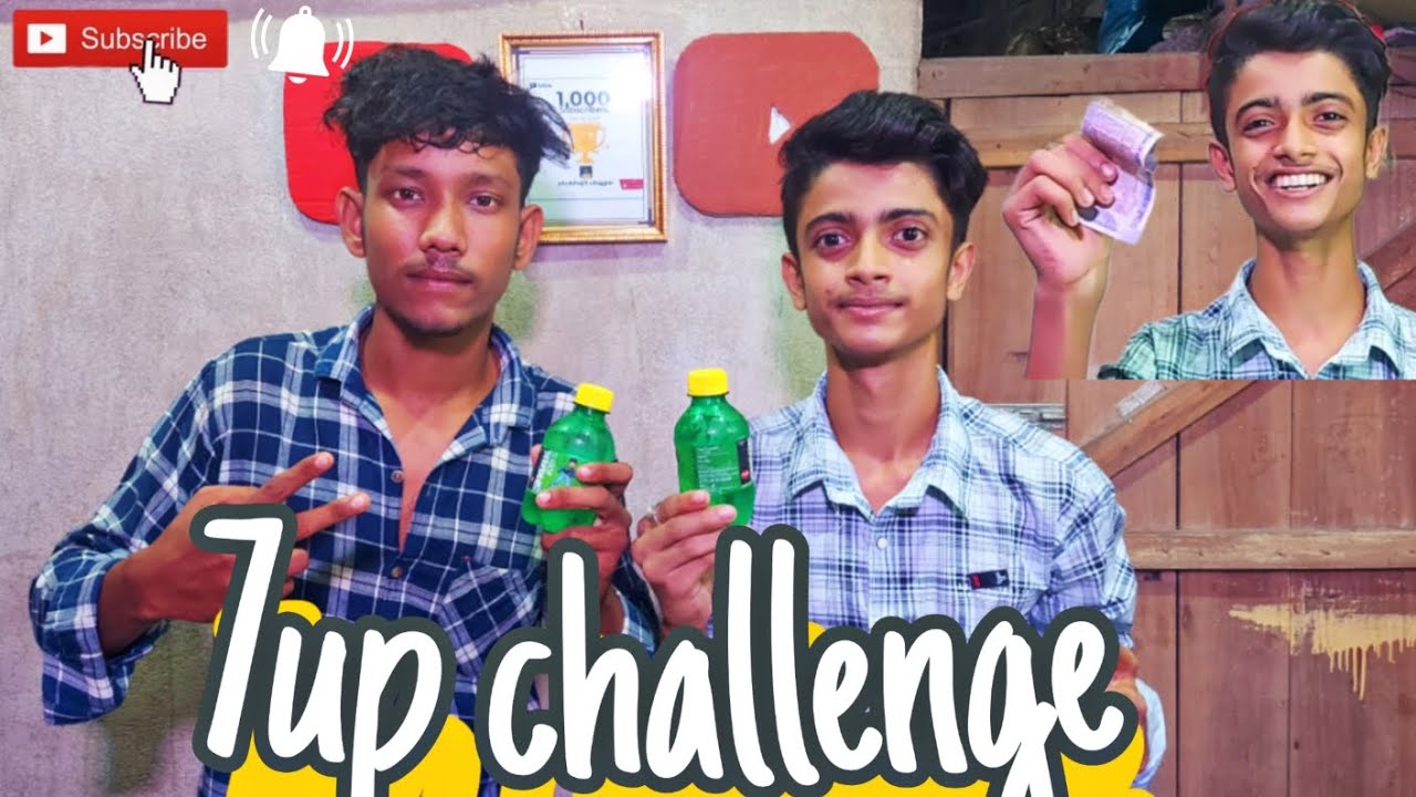7up challenge || shubhojit vlogger ke Winner holo || first challenge 🥂 ...