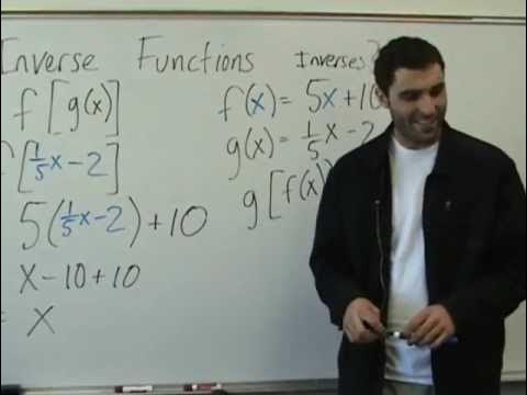 Algebra 2 - Inverse Functions - YouTube