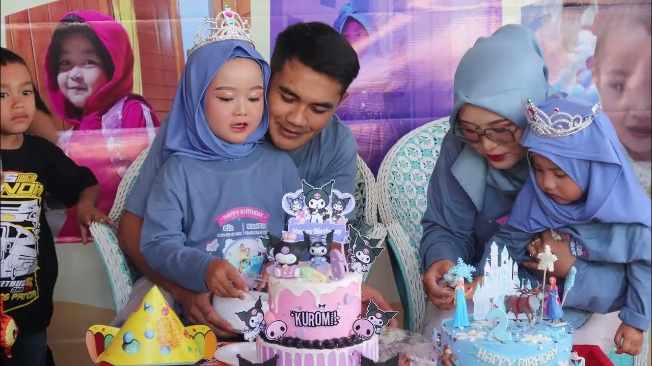 Acara Ulang Tahun Kaka Zia & Adek Khanza - YouTube