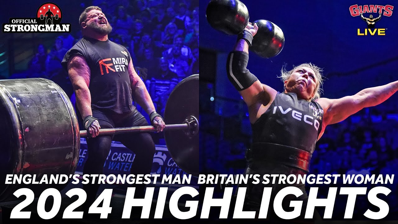 Britain's Strongest Woman & England's Strongest Man 2024 Highlights ...