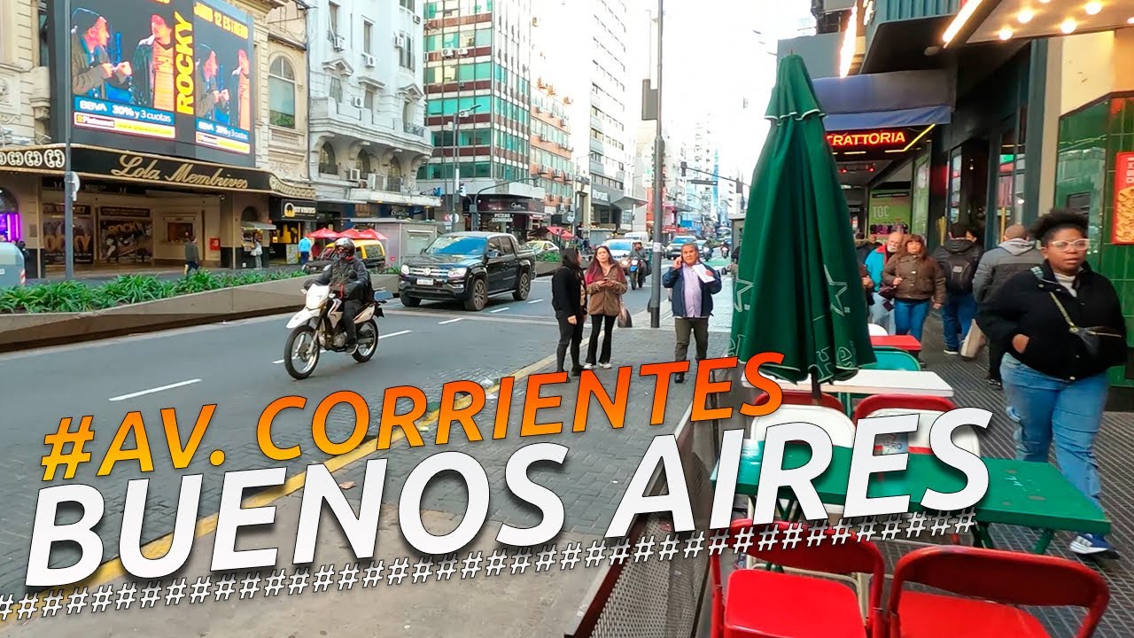 Recorriendo AV. CORRIENTES EN OTOÑO | CIUDAD DE BUENOS AIRES ...