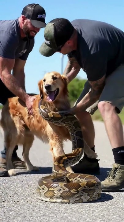 "Dog vs Python: Brave Men Save Pet from Deadly Snake Attack | Real ...