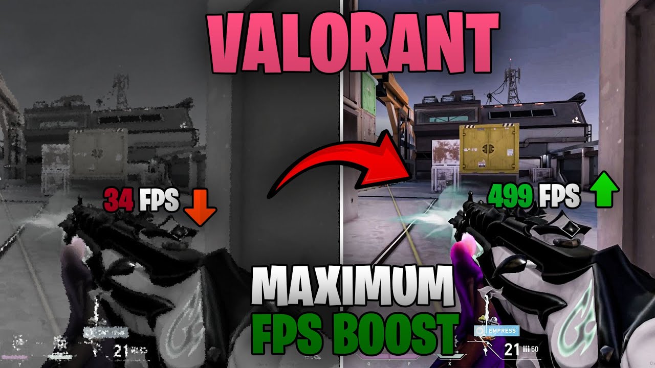 Valorant Maximum FPS Boost | No Stutter, Max FPS - YouTube