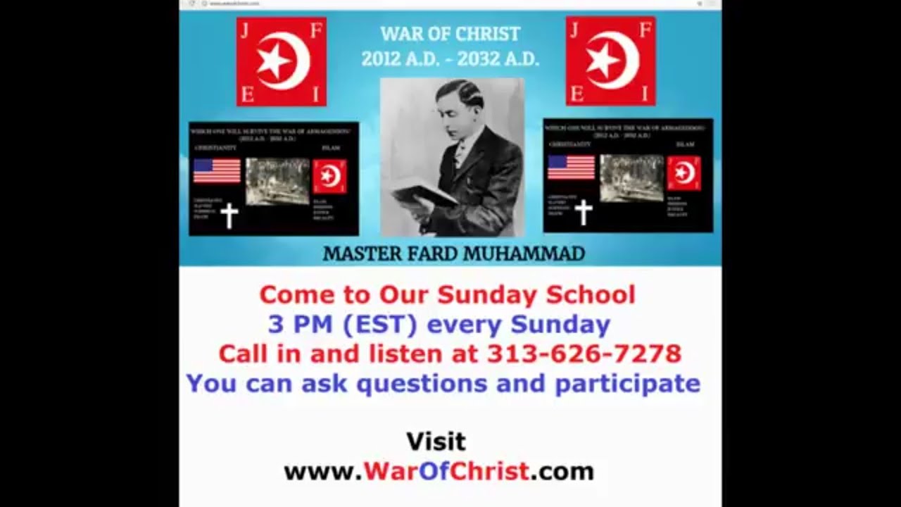 Master Fard Muhammad will live for 400 years - YouTube