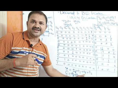 10 * 4 Encoder || Decimal to BCD Encoder || Block Diagram || Truth ...
