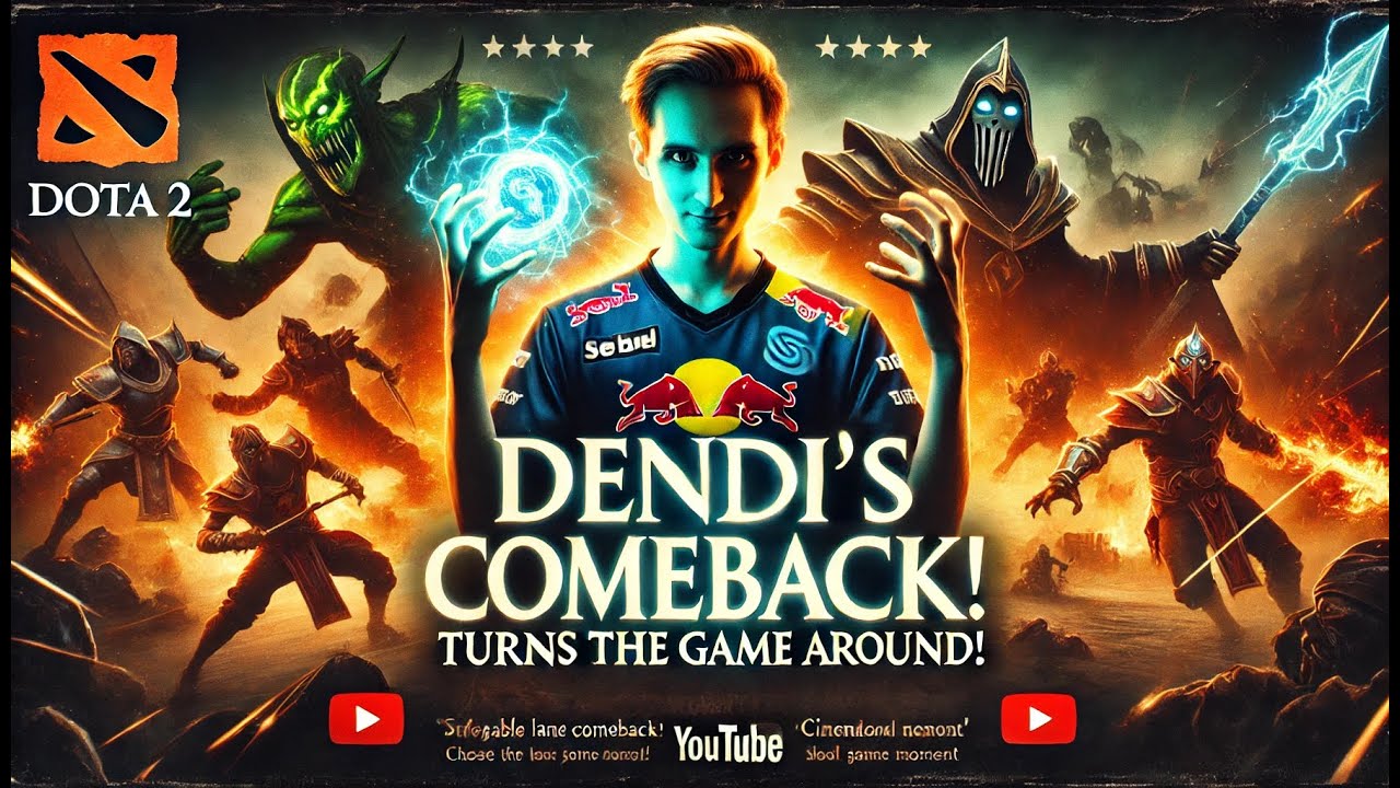 Dendi’s Safe Lane Comeback – How He Turns the Game Around! - YouTube