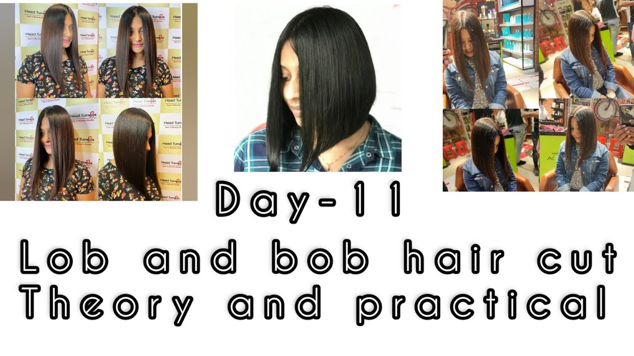 Lob & Bob hair cut theory and practical | #haircut #haircuttutorials # ...