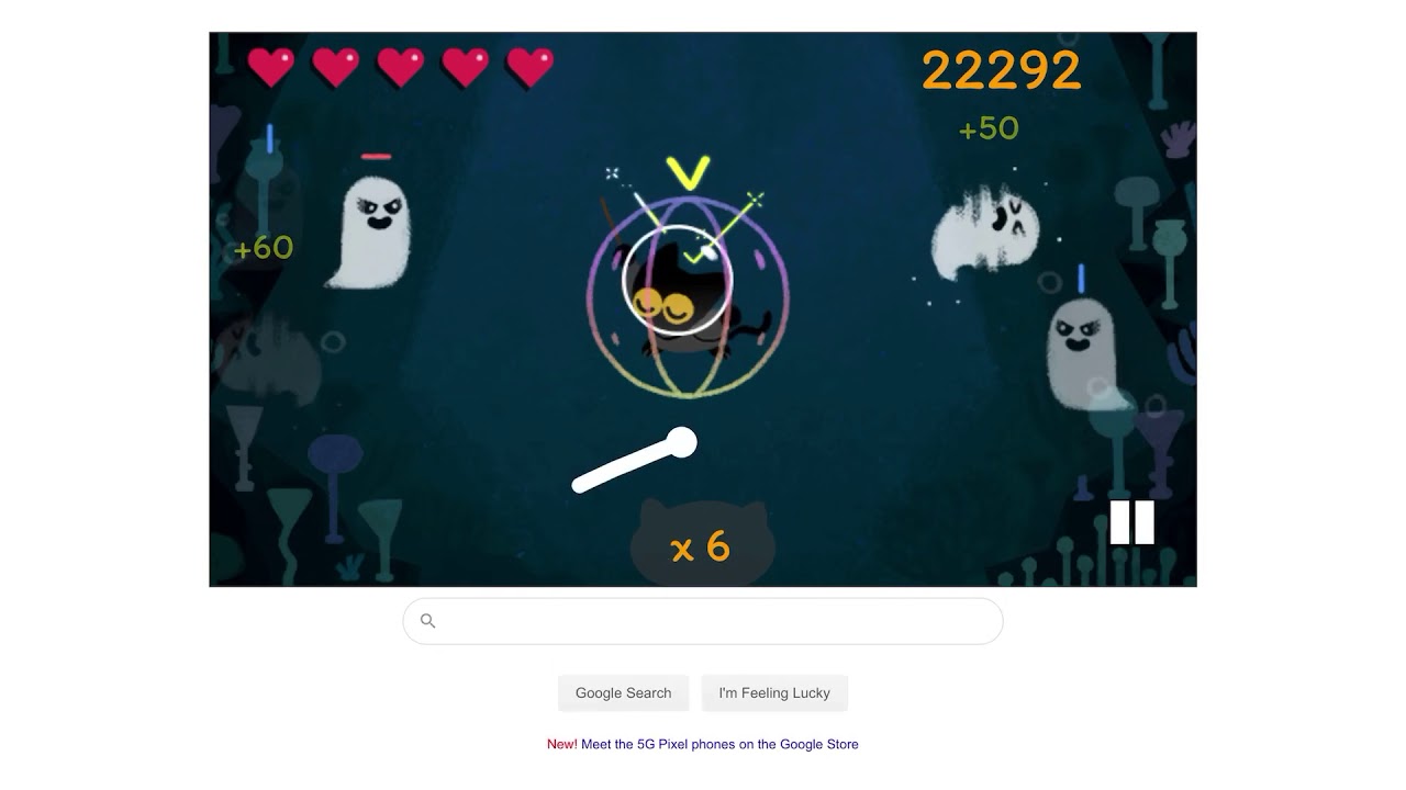 2020 Halloween Google Doodle (Magic Cat Academy Part 2: Undersea) - YouTube