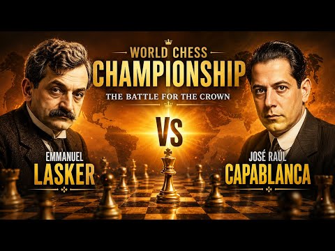 🔥 Emanuel  Lasker ⚔️ Jose Raul Capablanca 🏆 World Chess Championship — 1921 🎮 Game 10