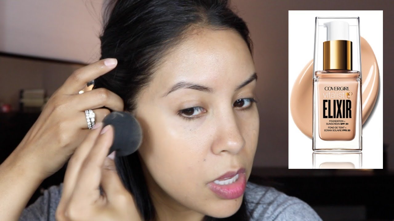 NEW COVERGIRL VITALIST ELIXER FOUNDATION | DEMO + WEAR TEST | Susie ...