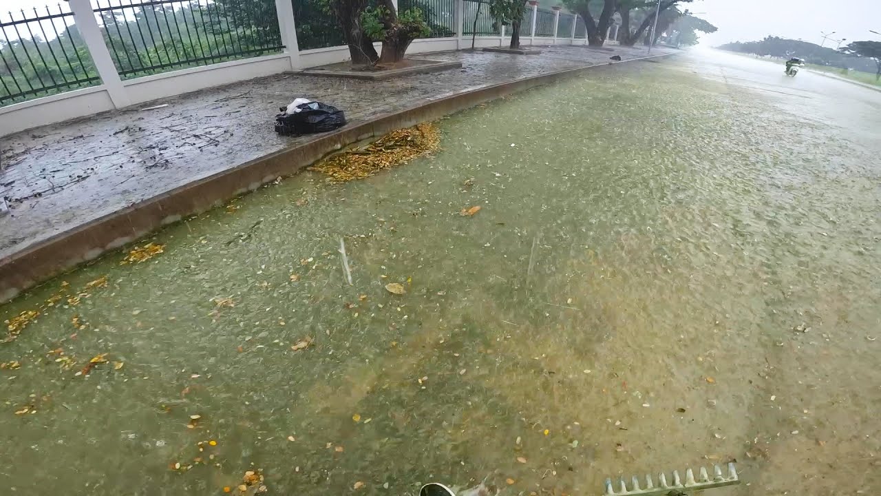 Today I Wake Up Early Morning To Unclogging Drains For Safety Driving ...