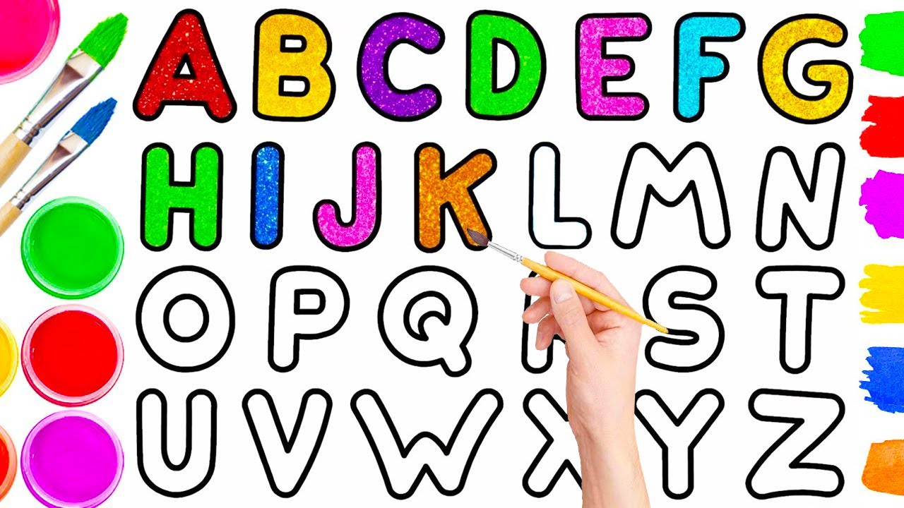 ABCDE alphabets and numbers counting 12346789 - Write & Read Alphabet ...