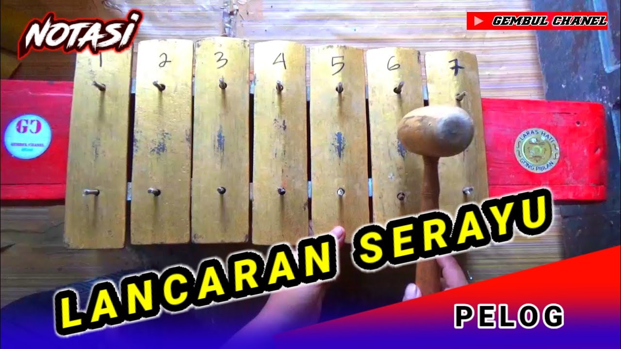 Tutorial Saron Lancaran Serayu ~ Laras Pelog - YouTube