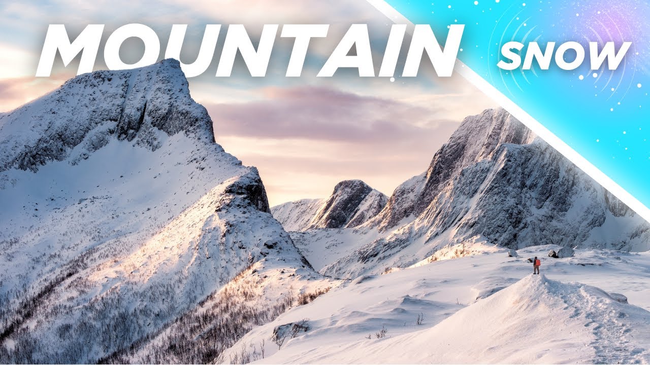 Snowy Mountain Walk - Relaxing Ambience for Sleep, Study & Focus - YouTube