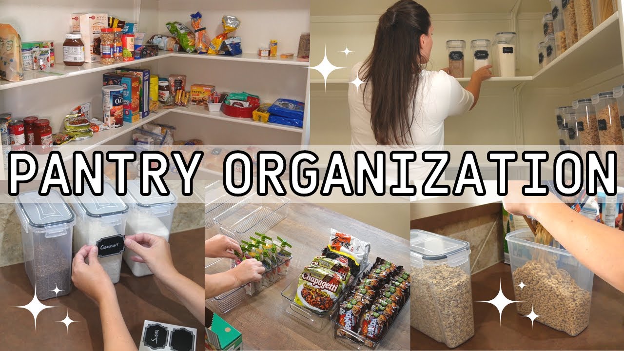 *NEW* PANTRY ORGANIZATION ️| HUGE TRANSFORMATION | Sandra Frenchmily ...