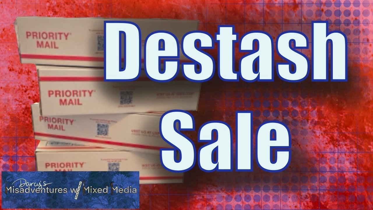 destash sale: medium flat rate boxes (4) - YouTube
