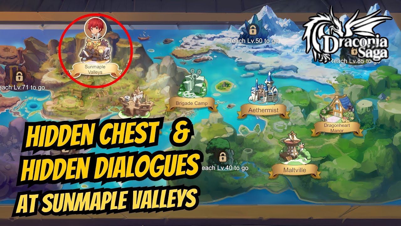 Hidden Dialogues & Hidden Chest at Sunmaple Valleys Map [Lv20 ...