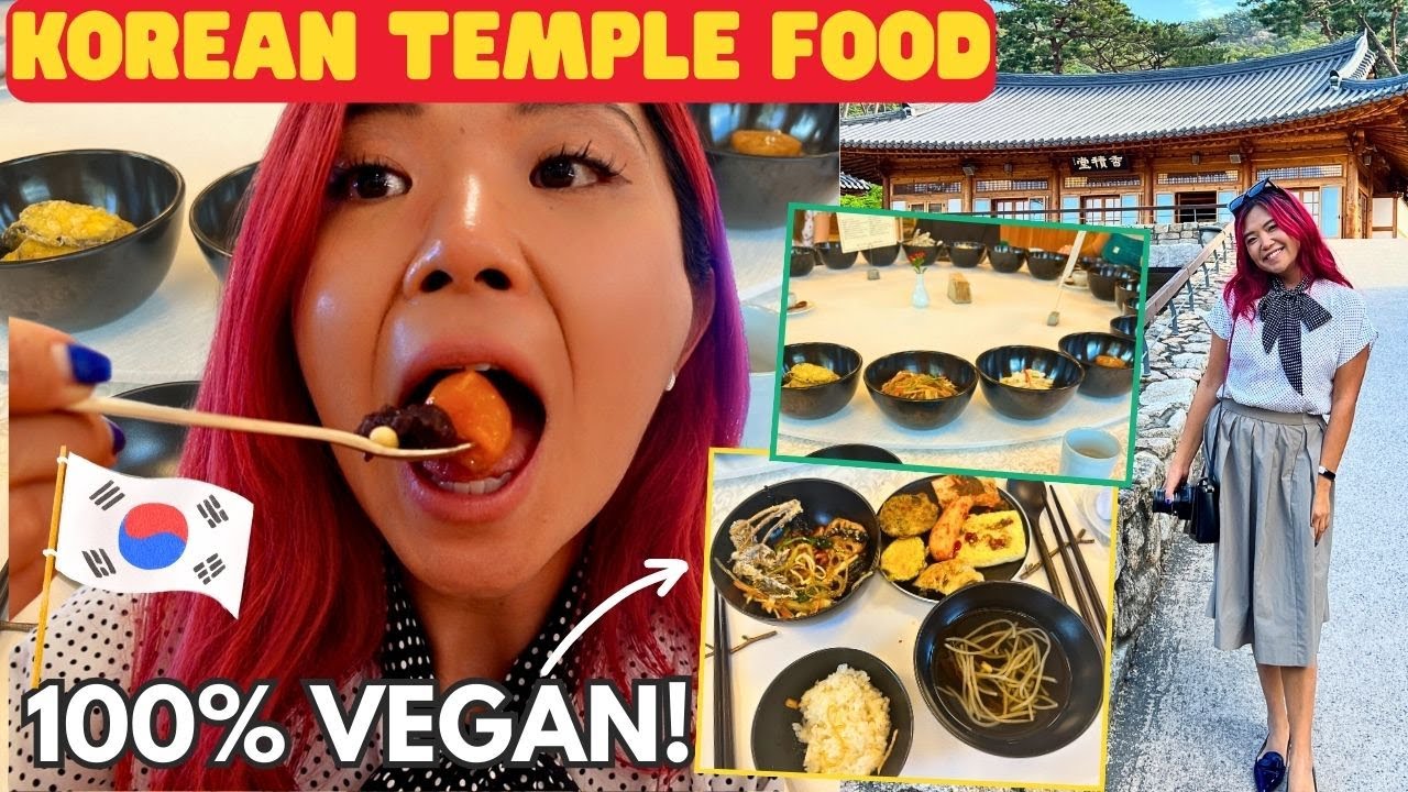 Eat TEMPLE FOOD with me in a KOREAN TEMPLE! Spend a day in a Korean ...