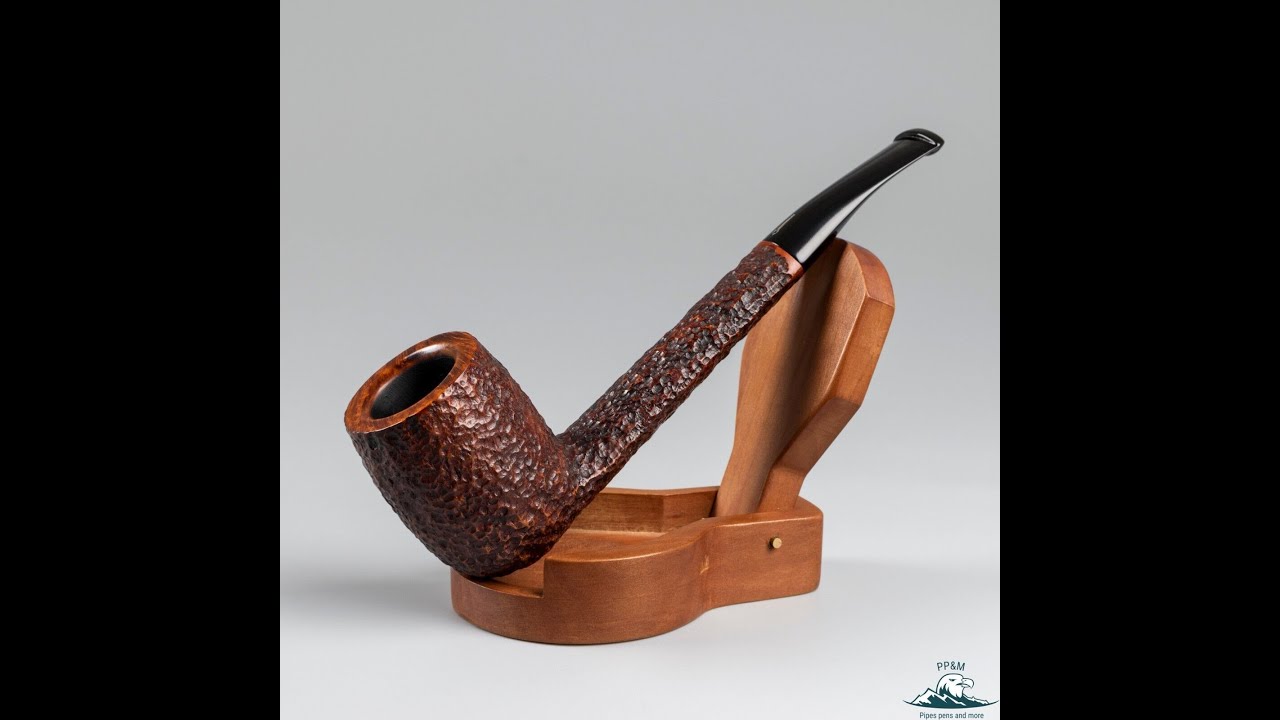 Savinelli Oscar Aged Briar Rusticated Slightly Bent Canadian Sitter ...
