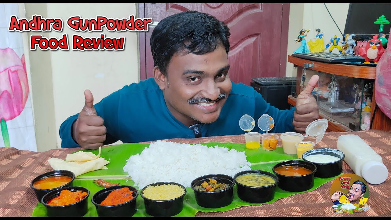 Andhra gunpowder restaurant chennai | nonveg meal | food review tamil ...