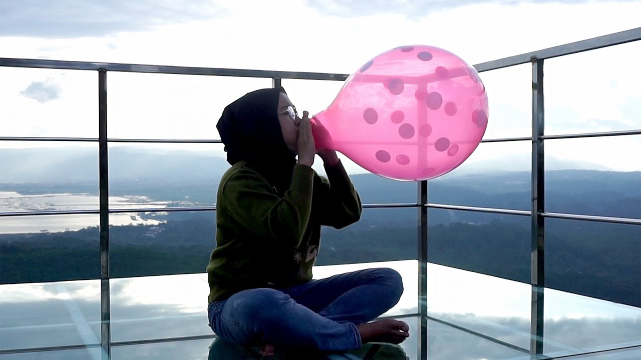 TANTANGAN BALON - TIUP BALON SAMPAI PECAH - YouTube