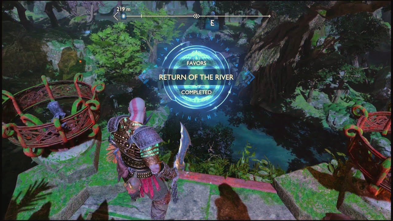 god of war raganrok return of the river walkthrough - YouTube