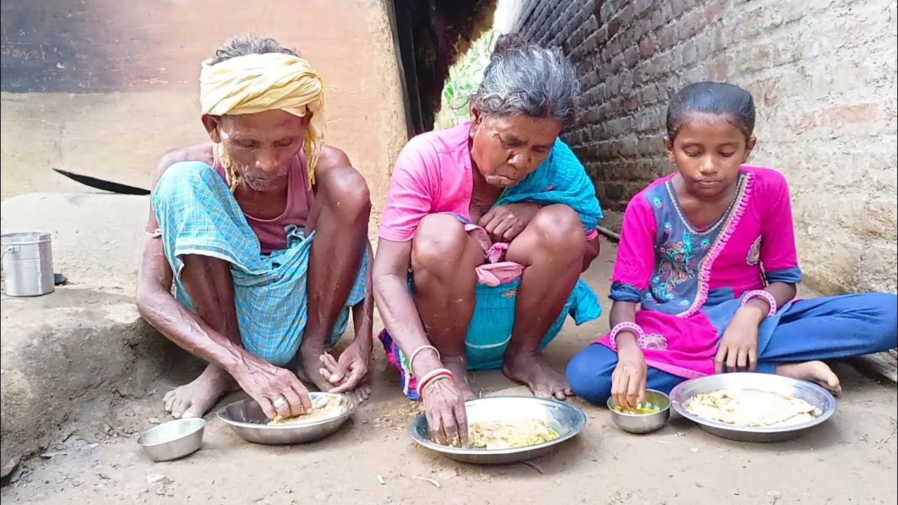 Indian Poor Family Food
