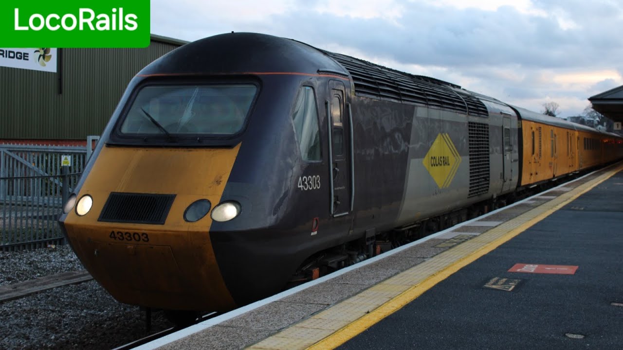 Network Rail class 43 HST Test Train at Newton Abbot. (10/1/25) - YouTube