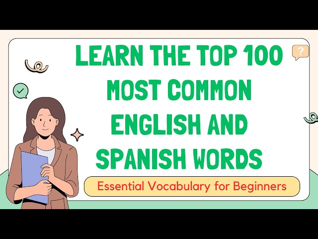 Most Common Spanish And English Phrases Learning Spanish Vocabulary